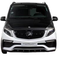 China Body Kit for Benz Vito V260  FRP+ Carbon Fiber Materials Vito V260 Upgraded TOPCAR Style Front and Rear Bumper Body Kits for sale