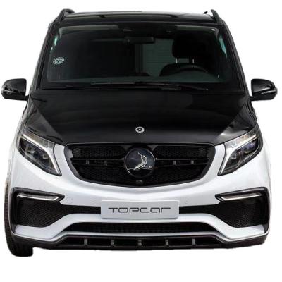 China Body Kit for Benz Vito V260  FRP+ Carbon Fiber Materials Vito V260 Upgraded TOPCAR Style Front and Rear Bumper Body Kits for sale