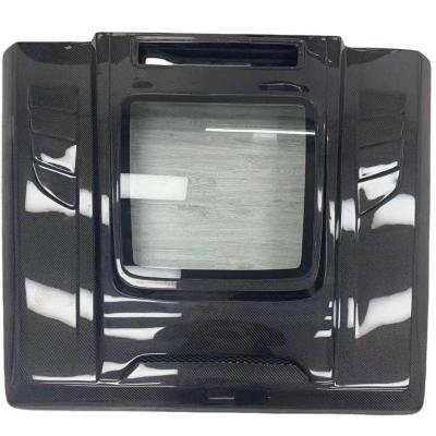 China For Benz G Class W463 W464 Carbon Fiber Hood  G500G55G63G350 IMP Transparent Style Machine Cover for sale