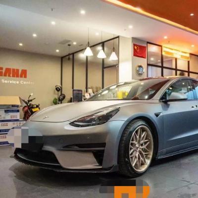 China Selling MODEL 3 Body Kit Upgrade for the Tesla Model 3 With Robot-style Front and Rear Bumper Spoilers for sale