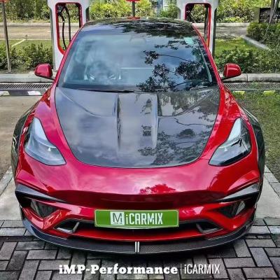 China New Product  Model 3 Wide Bodyki  for the Tesla MODEL 3 Body Kit Upgrade IMP Style Front and Rear Bumper Spoilers for sale
