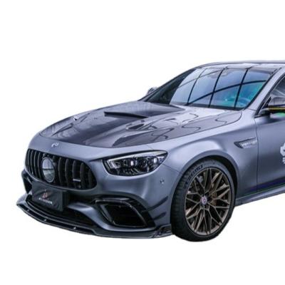China Auto Parts  Carbon Fiber Body Kit for Mercedes E63S E63s Carbon Fiber Front Scoop Diffuser Spoiler Carbon Fiber Hood for sale