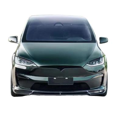 China CMST Tesla Model X Body Kit Dark Green Tesla Widebody Kit 2023 Front Lip Diffuser for sale