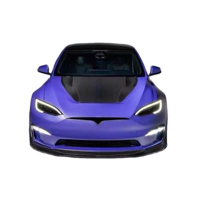 China Vors Style Tesla Body Kit 2013 - 2016 Tesla Model S Spoiler Hood Side Skirt for sale
