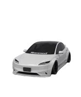 China 2020- Tesla Body Kit Resin Fiber LB Style Tesla Model 3 Spoiler Front Lip Diffuser for sale