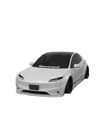 China 2020- Tesla Body Kit Resin Fiber LB Style Tesla Model 3 Spoiler Front Lip Diffuser for sale
