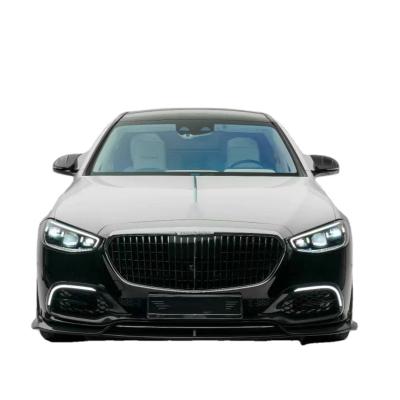 China For Mercedes S-Class W223 Maybach Carbon Fiber Body Kit W223 Maybach Upgraded MSY Style Front Shovel Diffuser Spoiler for sale
