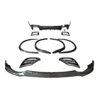 China For Mercedes-Benz GLC63 Carbon Fiber Body Kit GLC63 Upgraded Bs Style Carbon Fiber Front Lip Diffuser Spoiler Body Kit for sale