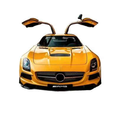 China For Mercedes SLS R197 Carbon Fiber Body Kit SLS Upgrades Black Series Style Front and Rear Bumper Spoiler Hood for sale