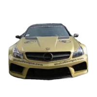 China For Mercedes SL R230 Widebody Kit SL R230 Upgraded Misha Style Front and Rear Bumper Spoiler Widebody Kit for sale