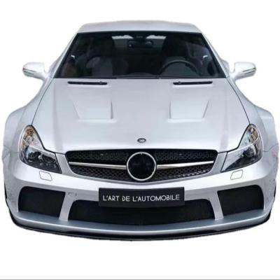 China For Mercedes SL R230 Widebody Kit SL R230 Upgraded BS Style Front and Rear Bumper Spoiler Widebody Kit for sale