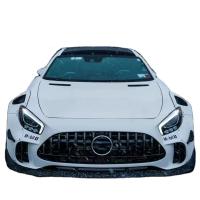 China For Mercedes AMG GT Carbon Fiber Widebody Kit AMG GT Upgraded CBE Style Front Lip Diffuser Spoiler Widebody Kit for sale