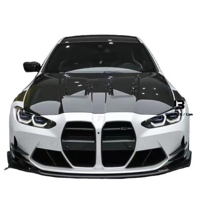 China For BMW G80 G82 M3 M4 Carbon Fiber Hood G80 G82 M3 M4 Upgraded AN-style Carbon Fiber Hood for sale