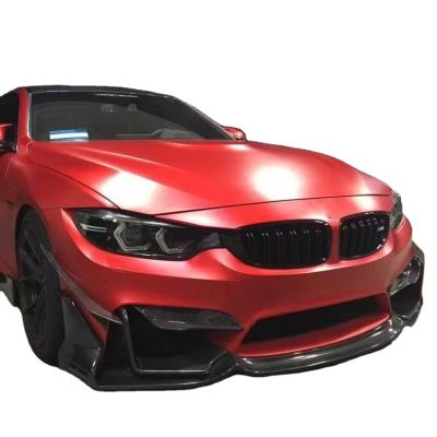 China For BMW M3 M4 F80 F82 Carbon Fiber Body Kit M3 M4 F80 F82 Upgrade MAD Style Carbon Fiber Front Lip Diffuser Spoiler for sale
