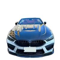 China For BMW M8 F91 F93 Carbon Fiber Body Kit M8 Upgrade PAK Style Carbon Fiber Front Lip Diffuser Spoiler for sale