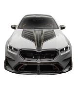 China For BMW M5 G90 Carbon Fiber Body Kit M5 G90 MSY-style Carbon Fiber Front Lip Diffuser Spoiler Hood for sale