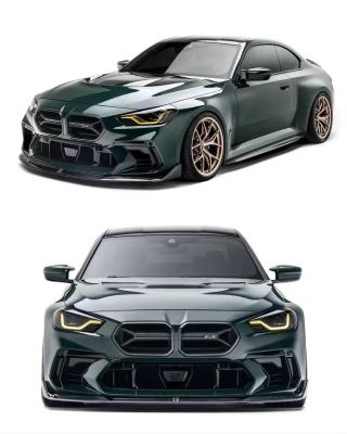 China For BMW G87 M2 Dry Carbon Fiber Body Kit G87 M2 AD Style Front Bumper Spoiler Side Skirt Diffuser for sale