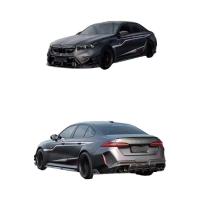 China For BMW G90 M5 Carbon Fiber Body Kit G90 M5 AE-style Carbon Fiber Front Lip Diffuser Spoiler Side Skirt for sale