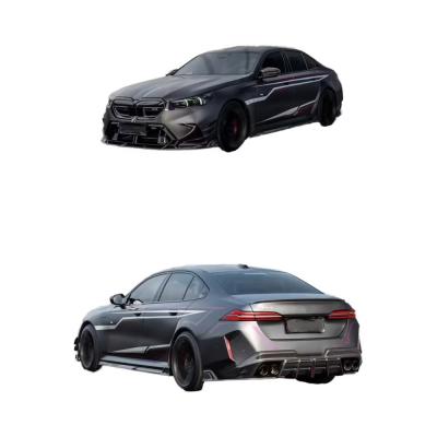 China For BMW G90 M5 Carbon Fiber Body Kit G90 M5 AE-style Carbon Fiber Front Lip Diffuser Spoiler Side Skirt for sale