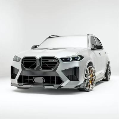 China For BMW X6M Dry Carbon Fiber Body Kit X6M RZ-style Carbon Fiber Front Lip Diffuser Spoiler Side Skirt for sale