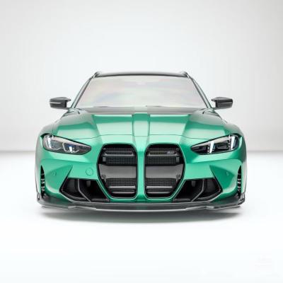 China For BMW G81 M3 Touring Dry Carbon Fiber Body Kit M3 Touring Carbon Fiber Front Lip Diffuser Spoiler Side Skirt Hood for sale