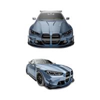 China For BMW G80 G82 M3 M3 Dry Carbon Fiber Body Kit M3 M4 RZ Front Lip Diffuser Spoiler Hood Fender M3 and M4 Body Kits for sale