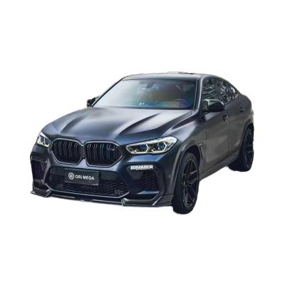 China For BMW X6M Dry Carbon Fiber Body Kit X6M Aulena-style Front Lip Diffuser Spoiler Hood Wheel Arch X6M Wide-body Kit for sale
