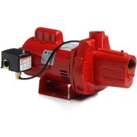 China Premium Cast Iron Shallow Well Jet Pump, Red, 602208, 9.1 x 17.8 for sale