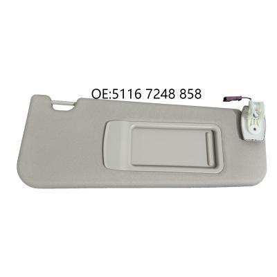 China Left Sun Visor Sun Shade W/ Mirror For BMW F10 F18 2011-2016 51167248858 Beige for sale