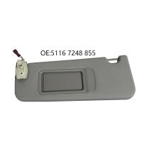 China Left Sun Visor Sun Shade W/ Mirror For BMW F10 F18 2011-2016  Grey  5116 7248 855 for sale