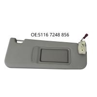 China Left Sun Visor Sun Shade W/ Mirror For BMW F10 F18 2011-2016  Grey  5116 7248 856 for sale