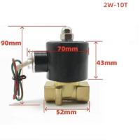 China 2W Series Brass Solenoid Valve Direct-Acting Diaphragm Normally Closed Water And Air Valve Factory Direct Supply for sale