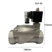 China 304 stainless steel solenoid valve SLP series high-pressure valve direct-acting water-gas switching valve for sale