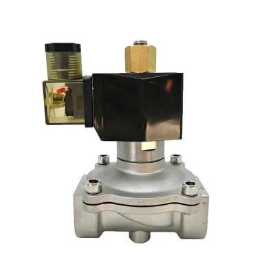 China 2W Normally Open Direct Acting Stainless Steel Solenoid Valve for sale