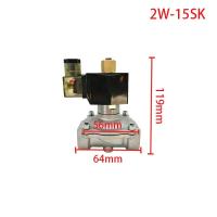 China 2W Normally Open Direct Acting Stainless Steel Solenoid Valve for sale