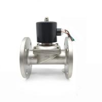 China 2W Series Direct-Acting Diaphragm Stainless Steel Flanged Solenoid Valve for sale