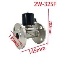 China 2W Series Direct-Acting Diaphragm Stainless Steel Flanged Solenoid Valve for sale