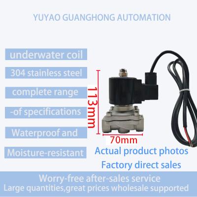 China Underwater solenoid valve:underwater coil,304 stainless steel solenoid valve in general. for sale
