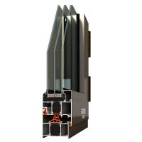 China Double Inward Opening Thermal Insulated Aluminum Casement Windows for sale