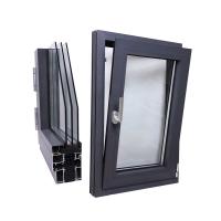 China Double Inward Opening Thermal Insulated Aluminum Casement Windows for sale