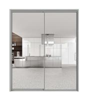 China Top- Villa House Thermal Break Aluminium Glass Doors with Screen Doors Low-K Value for sale