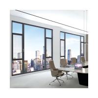 China Hanging Curtain Type Welded Thermal Break Aluminum Window With Seamless Welding for sale