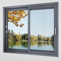 China Bedroom Aluminum Window with Superior Sliding Glass and Stainless Steel Screen Netting for sale