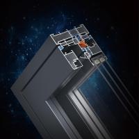 China Seamless Welded Aluminum Casement Windows With Blinds 304 Stainless Steel Mesh for sale