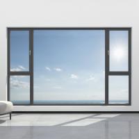 China Thermal Break Aluminum Soundproof Windows With Stainless Steel Screen for sale