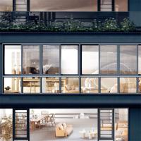 China Horizontal Opening Modern Design Aluminium Sliding Window with Energy Saving Double Glass for sale