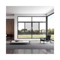 China Double Glazed Aluminum Sliding Windows with 1.6mm Aluminum Wall Thickness for sale