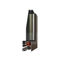 China Double Glazed Aluminum Sliding Windows with 1.6mm Aluminum Wall Thickness for sale