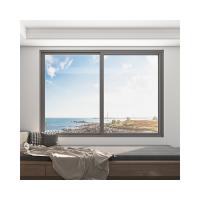 China 1.6mm Aluminum Thermal Break Sliding Glass Window for Soundproofing and Energy Saving for sale