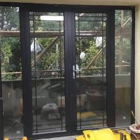 China Customized Design Aluminum French Casement Glass Door for Advanced Production Facility for sale